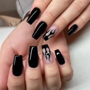 20+ Hottest Flame Nails Designs - CLEAR SKIN REGIME